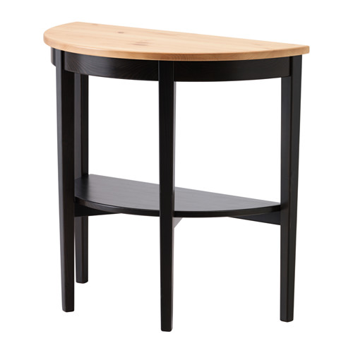 table console ikea noire