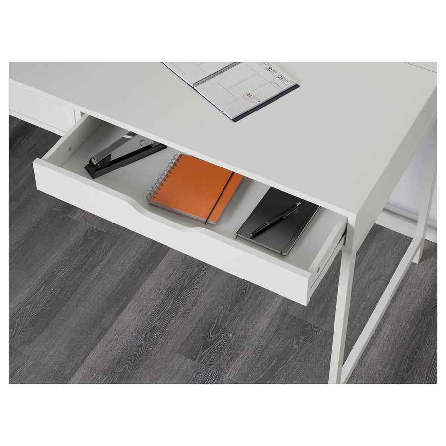 ALEX Desk, white, 132x58 cm - IKEA