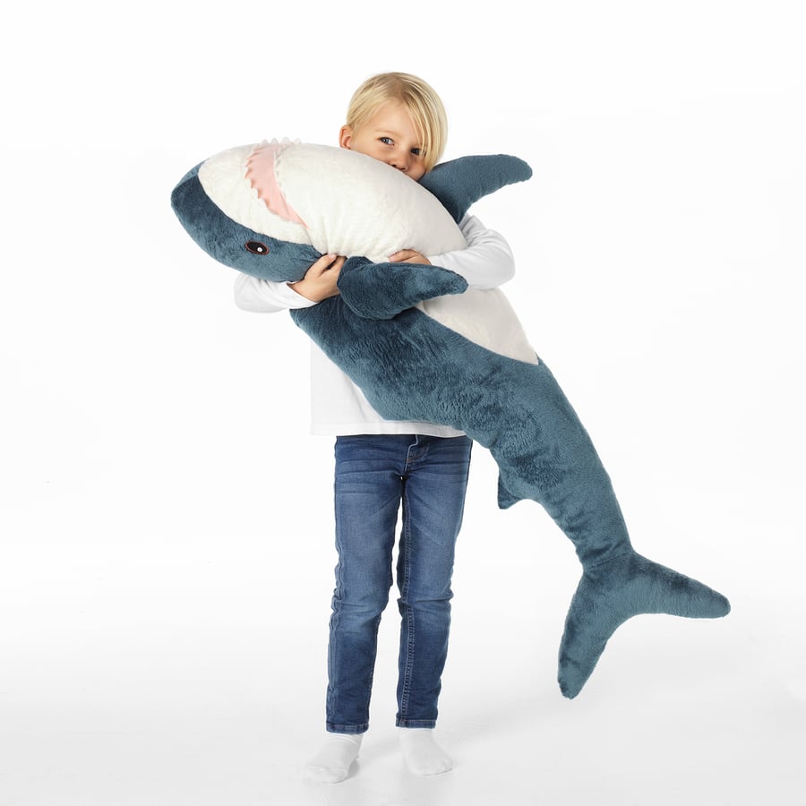 BLÅHAJ Soft toy, shark, 100 cm - IKEA