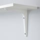 BURHULT / SIBBHULT wall shelf combination, white/white, 59x20 cm - IKEA