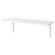 BURHULT / SIBBHULT wall shelf, white/white, 59x20 cm - IKEA