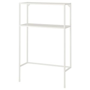 ENHET Frame w shelves for washing machine, white, 80x30x129 cm - IKEA