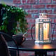 Buy ENRUM Lantern f block candle, in/outdoor, white, 28 cm - IKEA