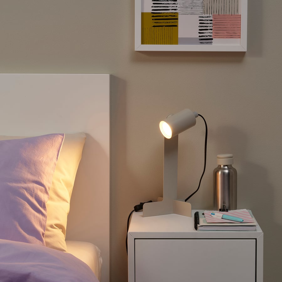 FLOTTILJ desk lamp, beige - IKEA