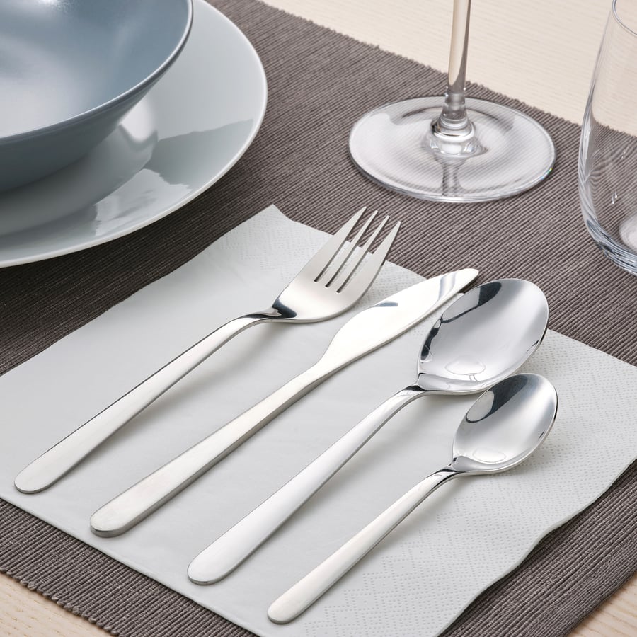 FÖRNUFT spoon, stainless steel, 19 cm - IKEA