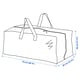 FRAKTA trunk for trolley, blue, 73x35x30 cm76 l - IKEA