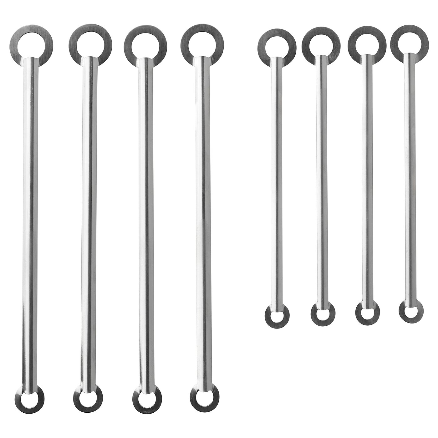 FRÖJDA drink stirrer, set of 8, stainless steel - IKEA