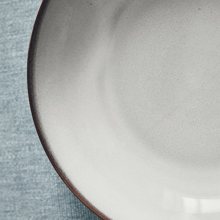 GLADELIG 12-piece service, grey - IKEA