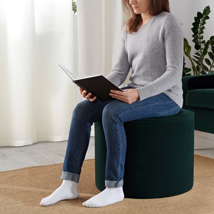 Buy Fabric Footstools & Pouffes Online UAE - IKEA