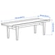 GUTTANE coffee table, oak, 116x39 cm - IKEA