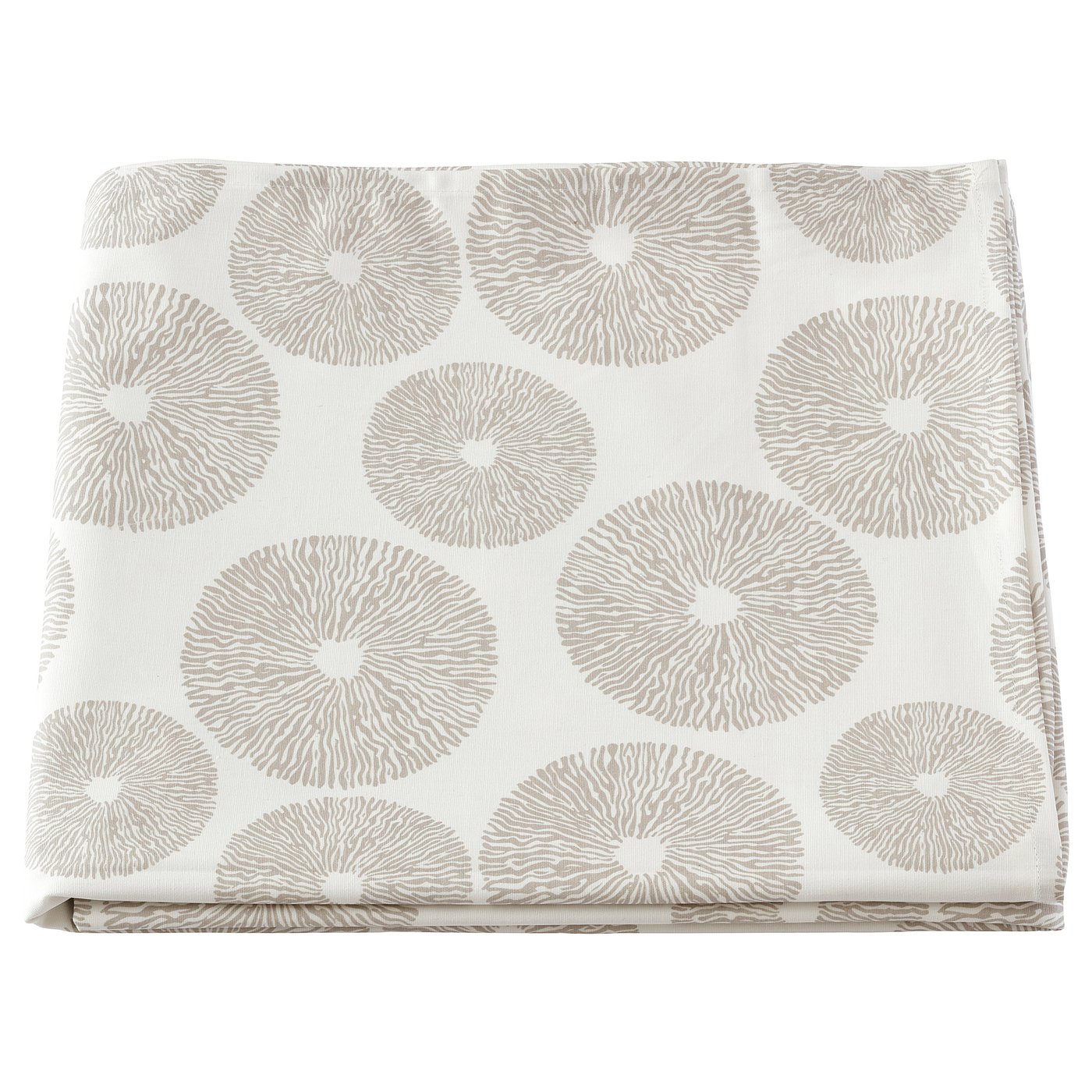 HÅRSTARR tablecloth, beige, 145x240 cm - IKEA