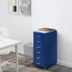 HELMER drawer unit on castors, blue, 28x69 cm - IKEA - IKEA