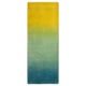 HOTELLRUM rug, high pile, blue/green yellow, 80x200 cm - IKEA
