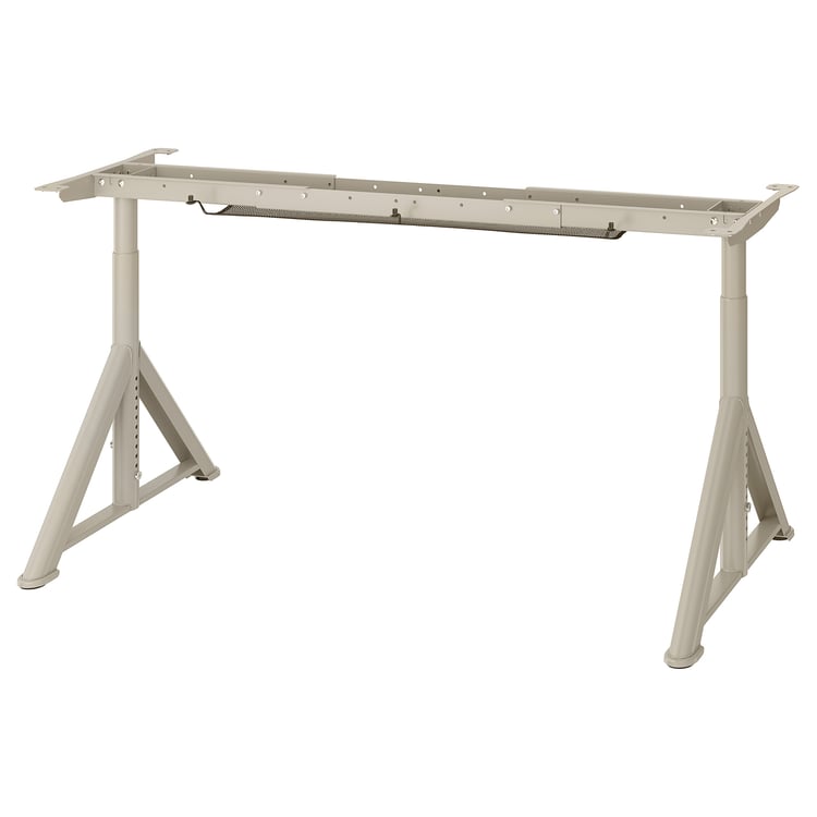 IDÅSEN underframe for table top, beige, 146x67x76 cm - IKEA