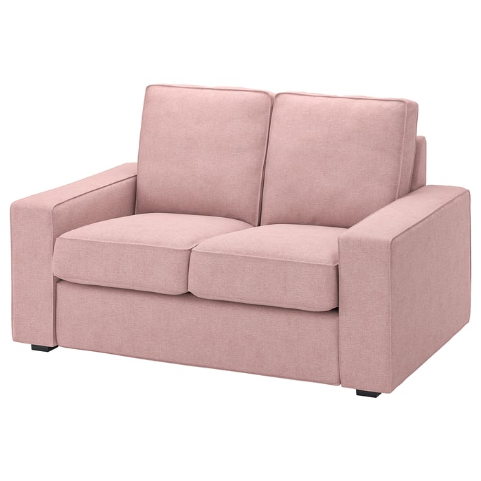 KIVIK cover for compact 2-seat sofa, Gunnared light brown-pink - IKEA
