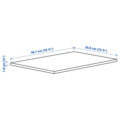 Buy KOMPLEMENT shelf, white, 50x35 cm - IKEA