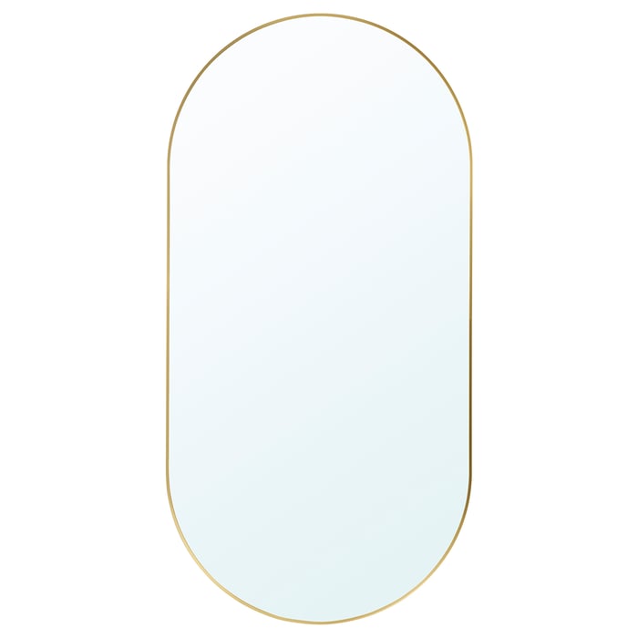 LINDBYN mirror, gold-colour, 60x120 cm - IKEA