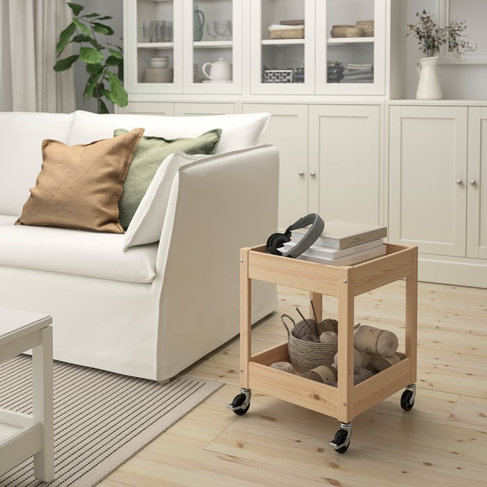 LOSHULT trolley, pine, 38x38x49 cm - IKEA