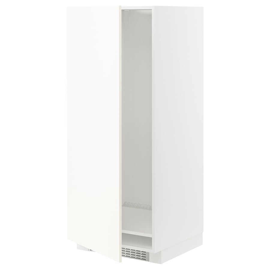 METOD high cabinet for fridge/freezer, white/Vallstena white, 60x60x140 ...