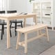 NORRÅKER bench, birch, 103 cm - IKEA
