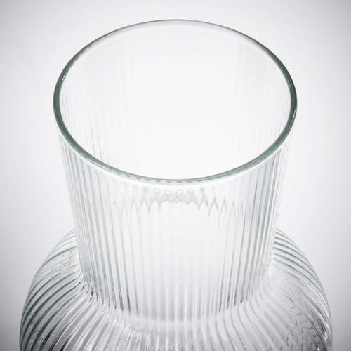 PÅDRAG vase, clear glass, 17 cm - IKEA