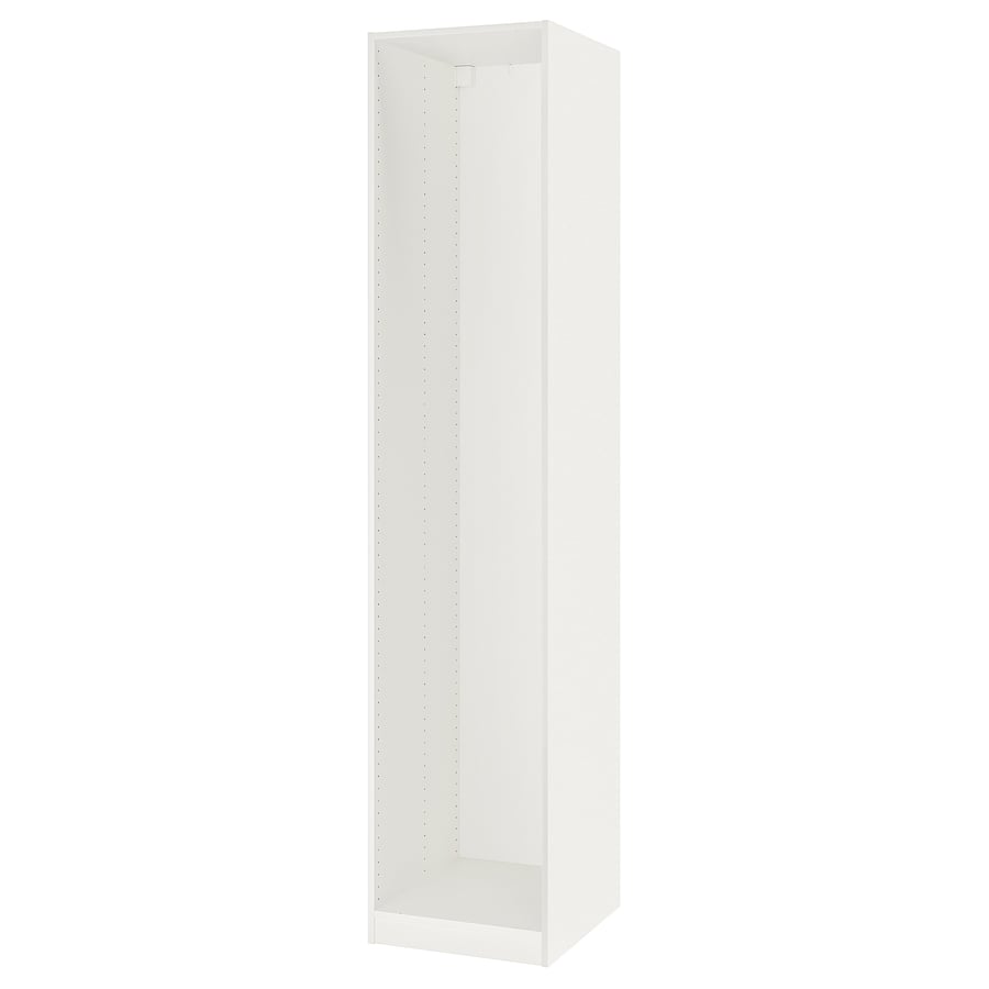 PAX wardrobe frame, white, 50x58x236 cm - IKEA