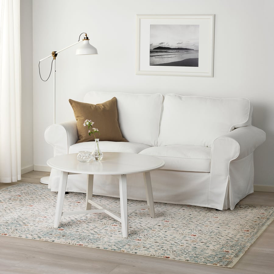 ROMDRUP rug, low pile, off-white antique look/floral patterned, 200x300 ...