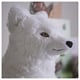 SKOGSDUVA soft toy, arctic fox/white, 60 cm - IKEA