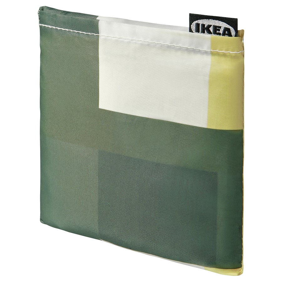 SKYNKE carrier bag, white/multicolour, 45x36 cm - IKEA