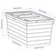 SOCKERBIT storage box with lid, white, 38x76x30 cm - IKEA