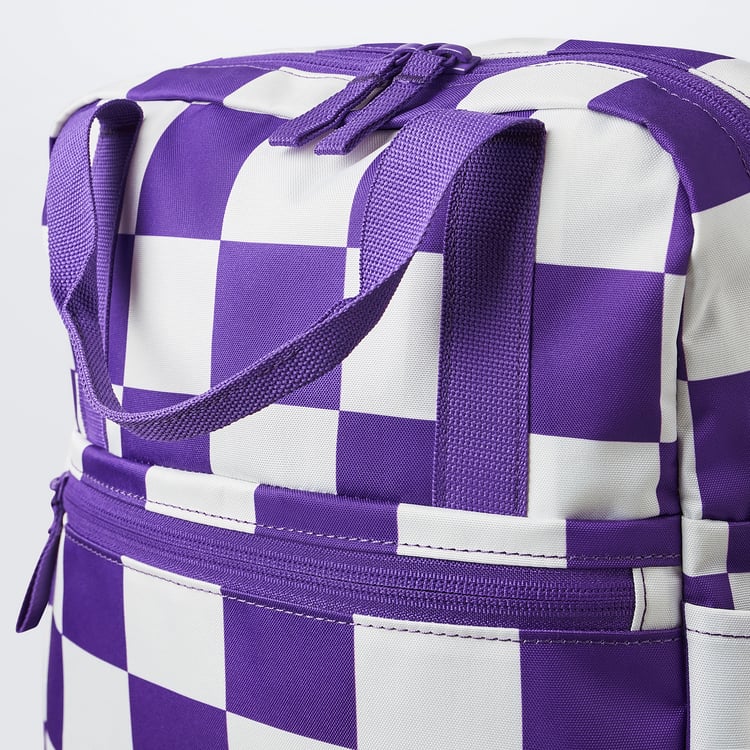 STARTTID backpack, white/bright lilac, 27x9x38 cmx12 l - IKEA