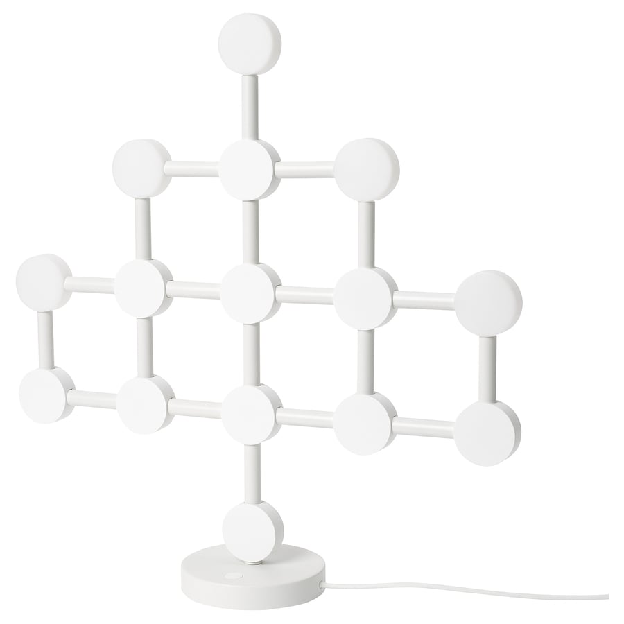 STRÅLA LED table lamp, white, 47 cm - IKEA