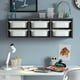 TROFAST wall storage, grey/white, 99x21x30 cm - IKEA