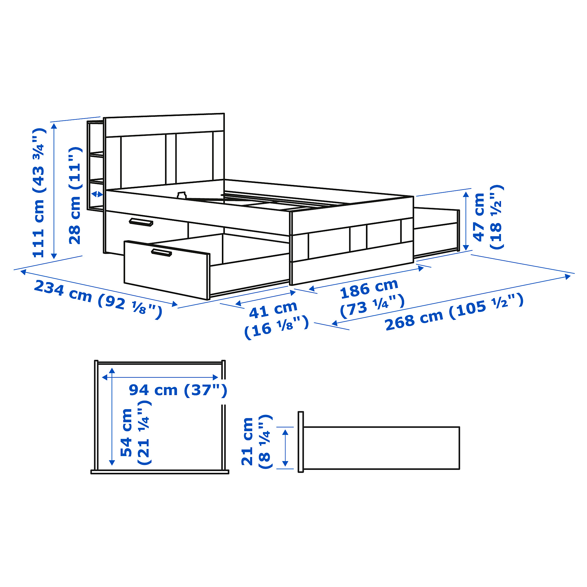 Brimnes Bett Anleitung