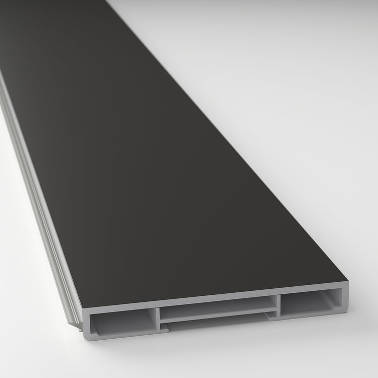 FÖRBÄTTRA Sockel, mattiert anthrazit, 220x8 cm - IKEA Österreich
