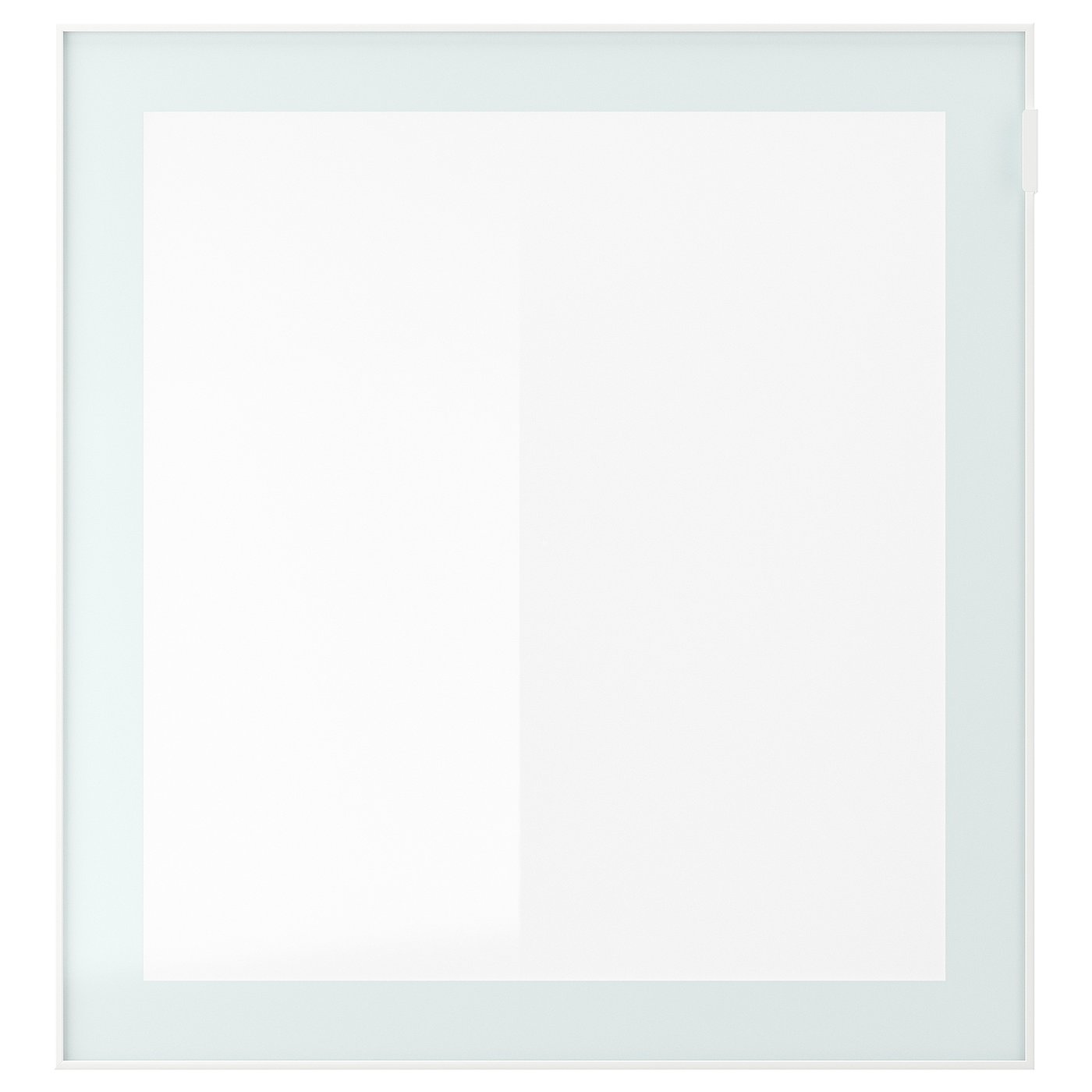 GLASSVIK Vitrinentür, weiß/hellgrün Frostglas, 60x64 cm - IKEA Österreich