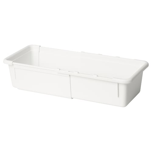 KACKLA verstellbare Box, weiß, 18-28x13 cm - IKEA Österreich