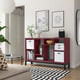 KALLAX Regal mit Untergestell, braunrot/schwarz, 147x39x94 cm - IKEA ...