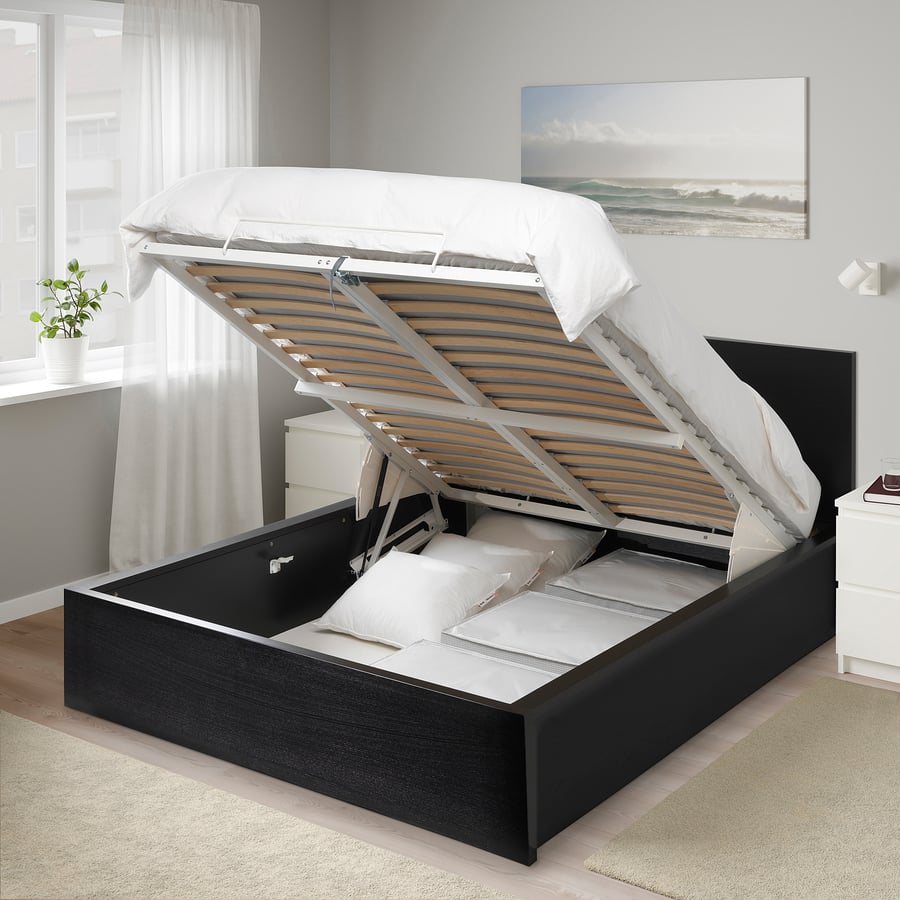 Malm Bett Mit Aufbewahrung