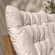 NÄMMARÖ 3er-Sofa, für draußen mit Hocker/hellbraun lasiert Kuddarna ...