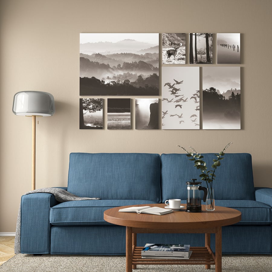 PJÄTTERYD Bild 9er-Set, in der Natur, 179x112 cm - IKEA Österreich