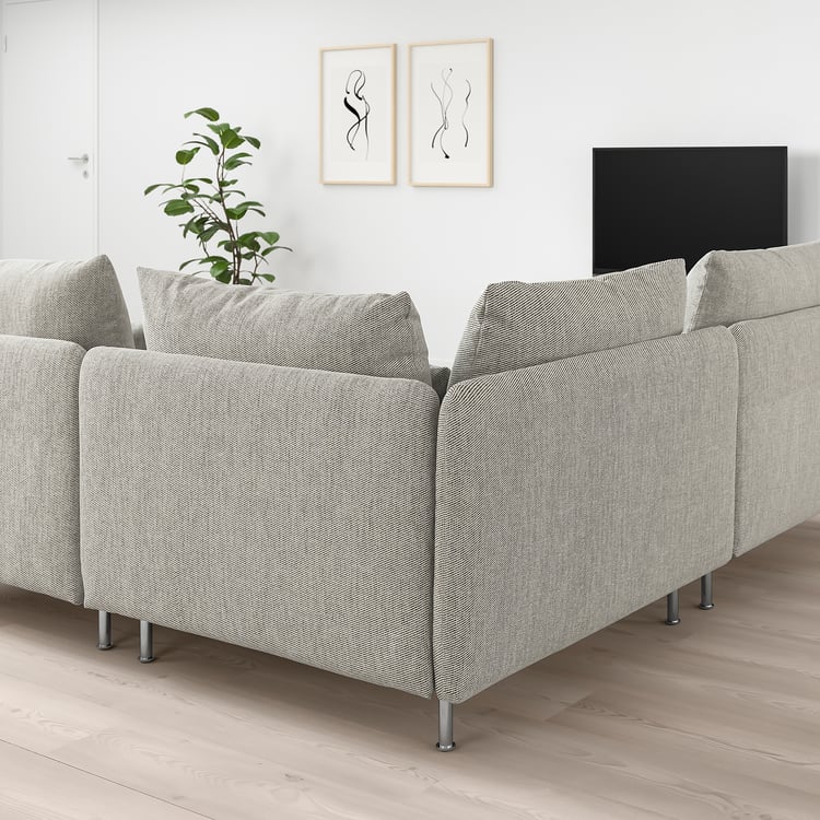 SÖDERHAMN Ecksofa 3-sitzig, Viarp beige/braun - IKEA Österreich
