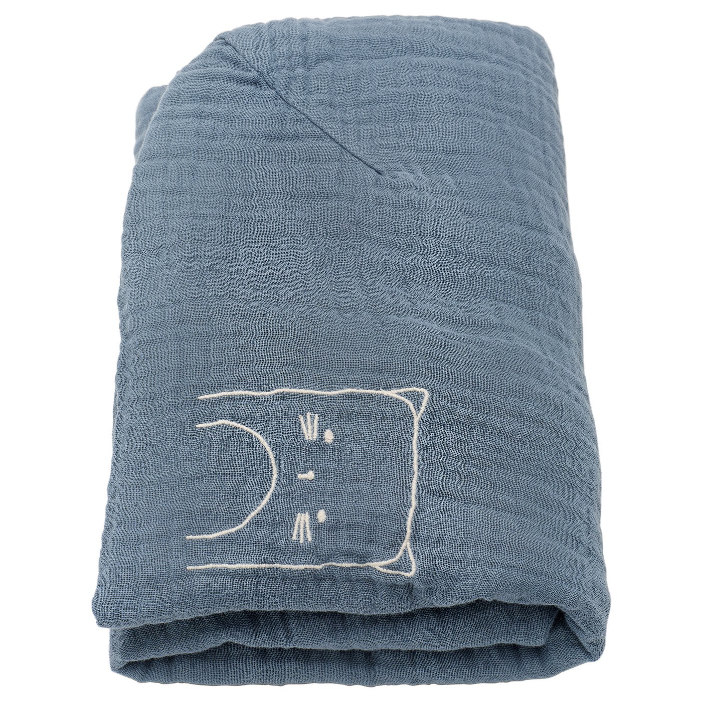 VÄDRA Bezug für Wickelunterlage, beige/blau, 75x74 cm - IKEA Österreich