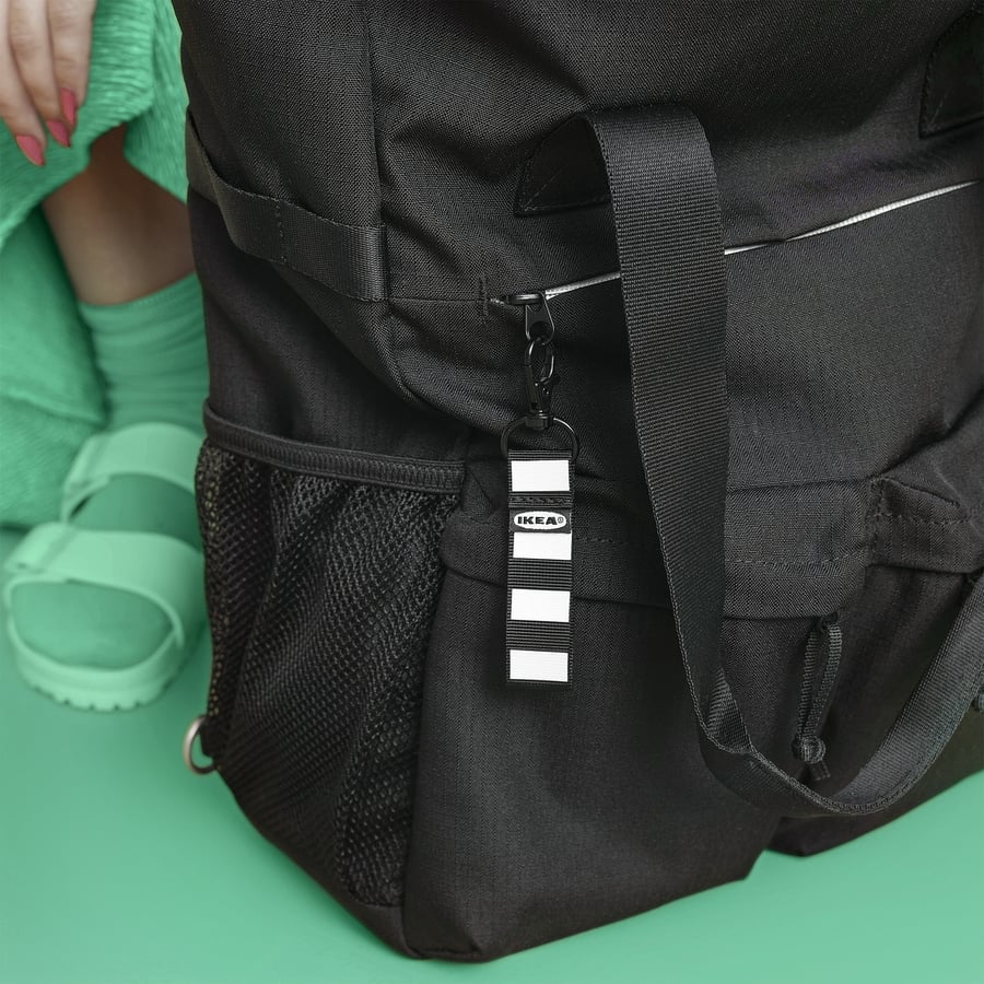 VÄRLDENS Rucksack, schwarz, 31x15x49 cm/26 l - IKEA Österreich