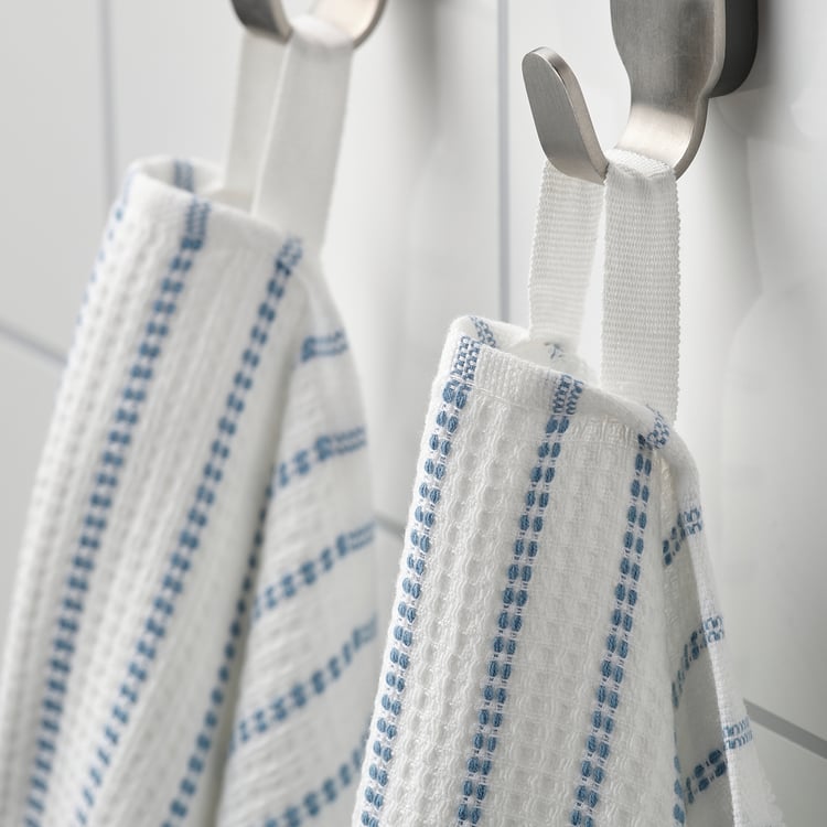 BROKGINST hand towel, white, 50x100 cm - IKEA Austria