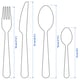 DRAGON 24-piece cutlery set, stainless steel - IKEA Austria