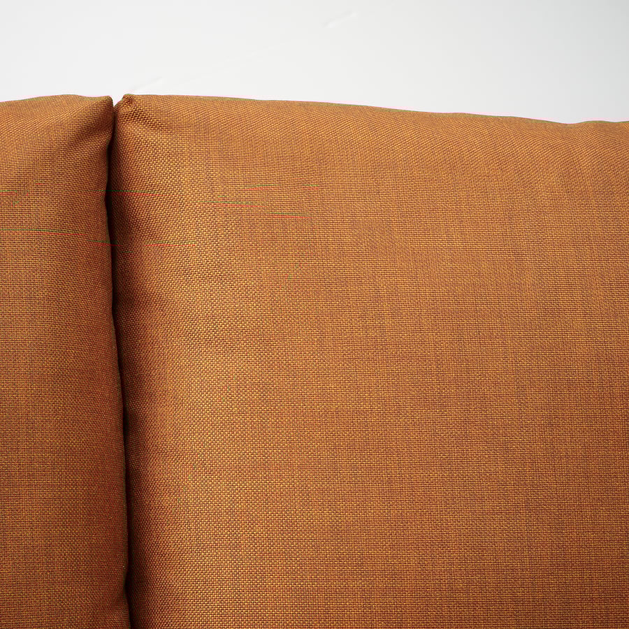 FRIHETEN / KLAGSHAMN corner sofa-bed with storage, Faringe brown-orange ...
