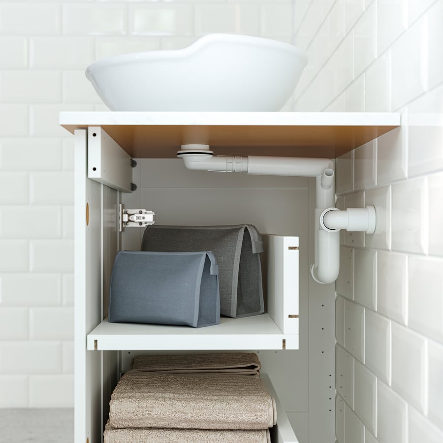 HAVBÄCK / VINDELÄLVEN wash-stnd w drawers/wash-basin, white/white ...