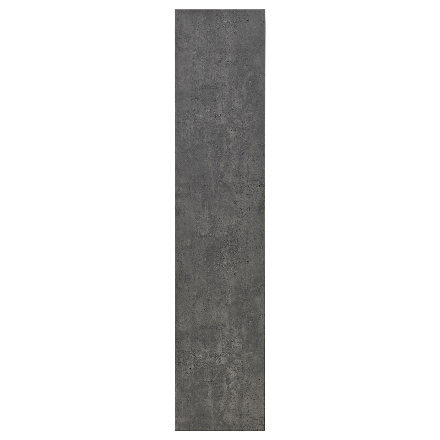 KALLVIKEN door with hinges, dark grey concrete effect, 50x195 cm - IKEA ...