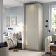 PAX / FORSAND wardrobe combination, grey-beige/grey-beige, 75x60x236 cm ...